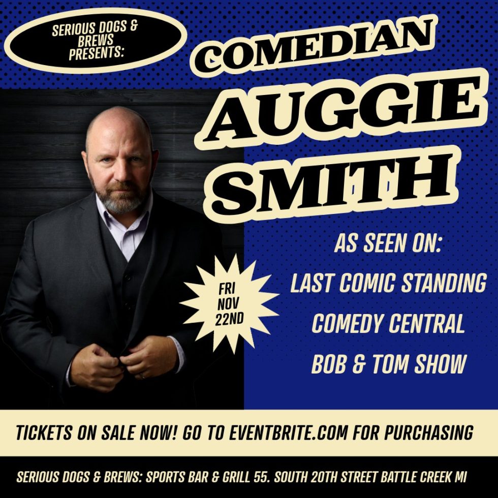 Comedian Auggie Smith @ Serious Dogs & Brews - Small Business ...